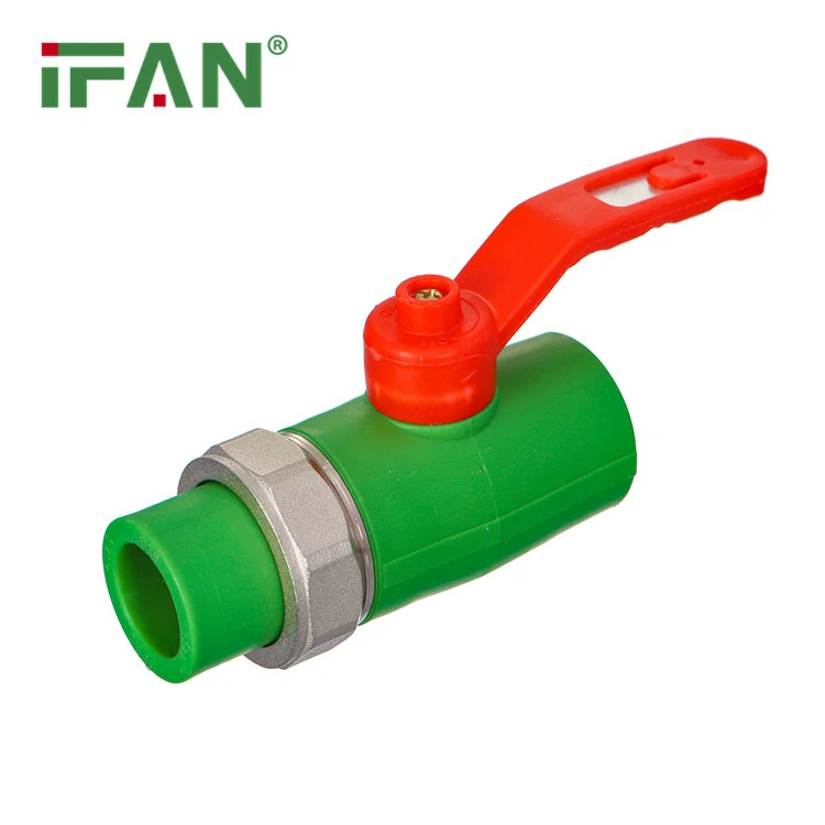 PPR Single Union Ball Valves - IFAN Manufacturer